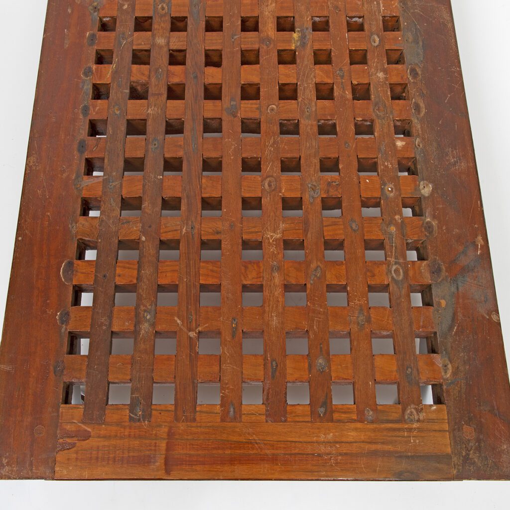 Royal Navy Ships Grating Table | Vintage And Prestige